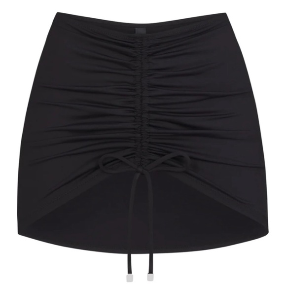SKIMS | Swim | Skims Swim Rushed Skirt Cover Up Onyx Sz2x | Poshmark